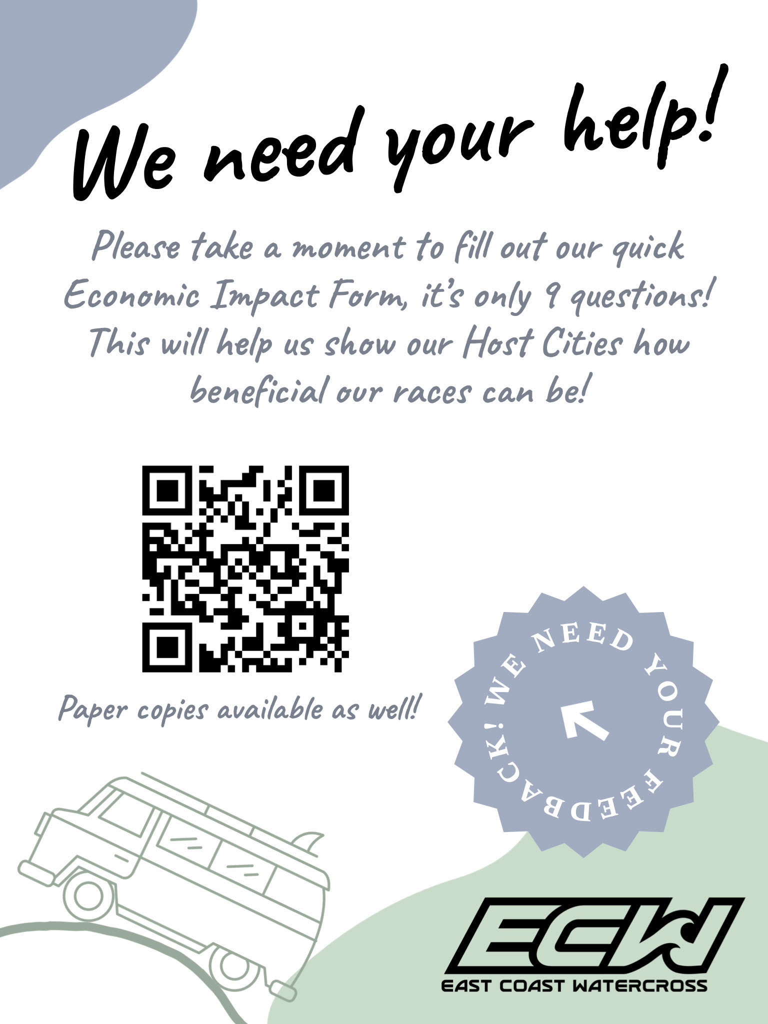 Economic Impact Forms – East Coast Watercross