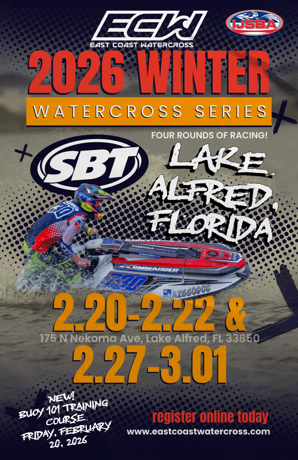 2026 Winter Series Lake Alfred – East Coast Watercross